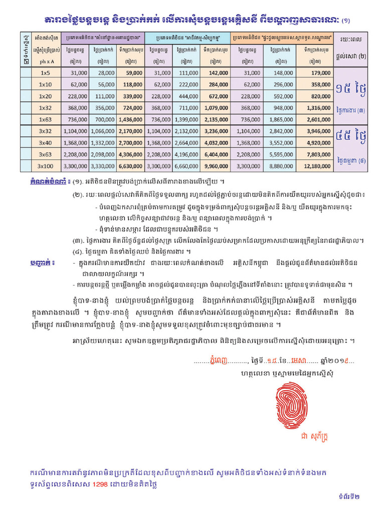 Application Form Small Sample 2 | PDF