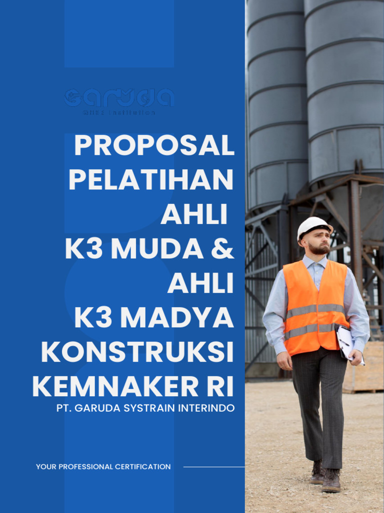Proposal Pelatihan K3 Konstruksi | PDF