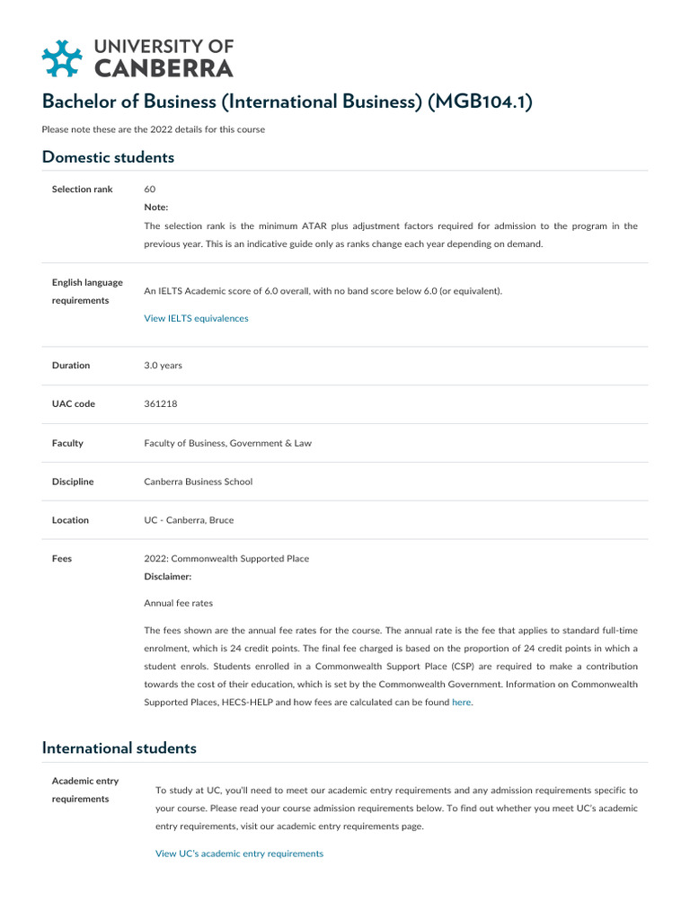 Bachelor of Business International Business MGB104.1 | PDF | Creativity ...