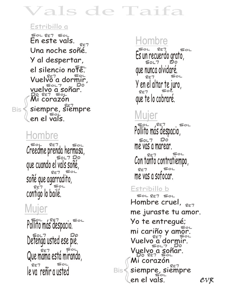 Vals de Taifa Sol | PDF