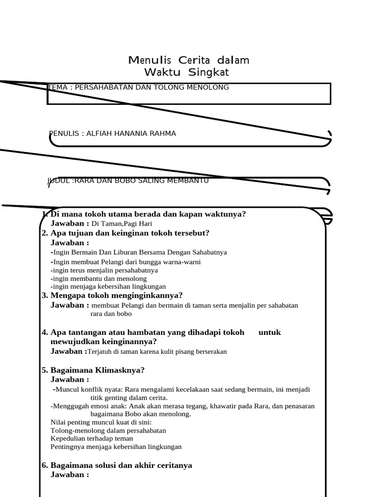 Alfiah Hanania Rahma Teks Skrip | PDF