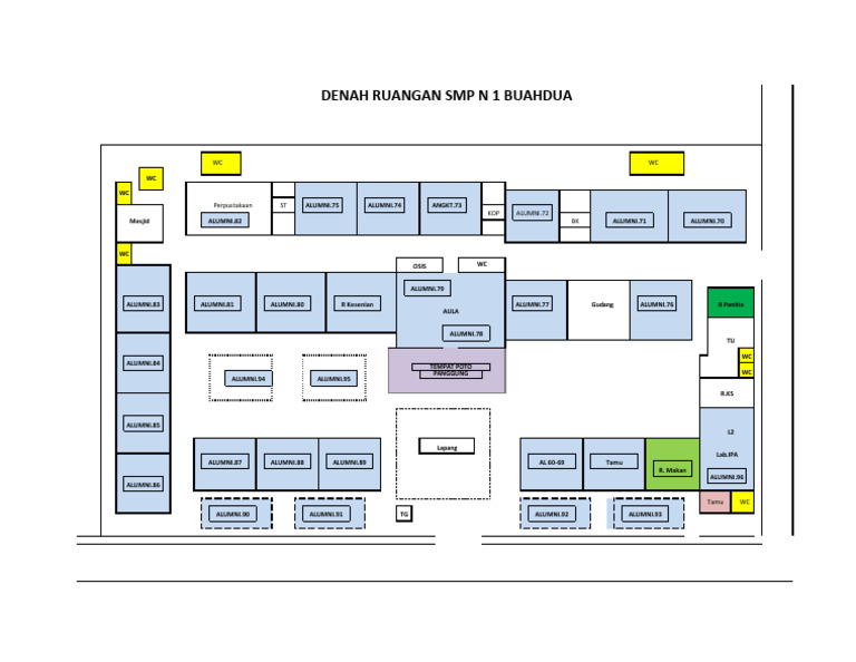 Denah Bangunan SMP N 1 Buahdua Jadi Ok | PDF