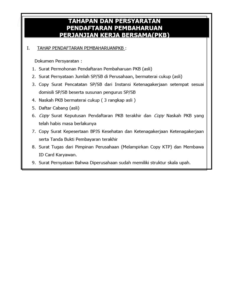 Form Permohonan Pendaftaran PKB | PDF