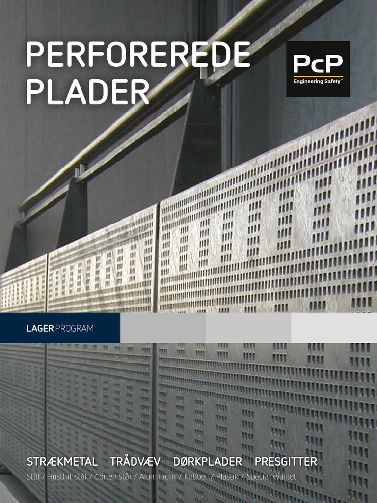 Perforerede Plader Produktprogram | PDF