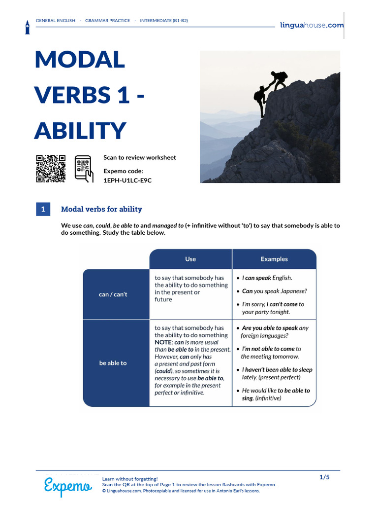 modal-verbs-1-ability-british-english-teacher-B1-B2 | PDF | Verb ...