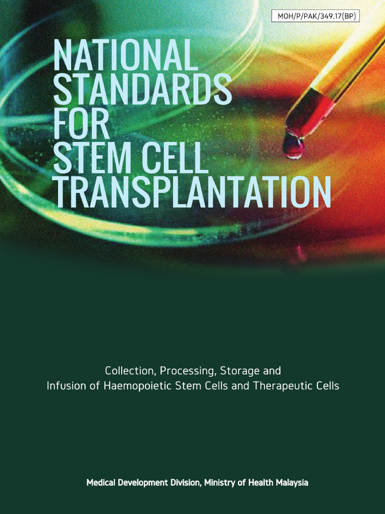 National Standards For Stem Cell Transplatation | PDF | Blood Donation ...