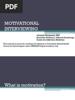 Motivational Interviewing Cheat Sheet | PDF