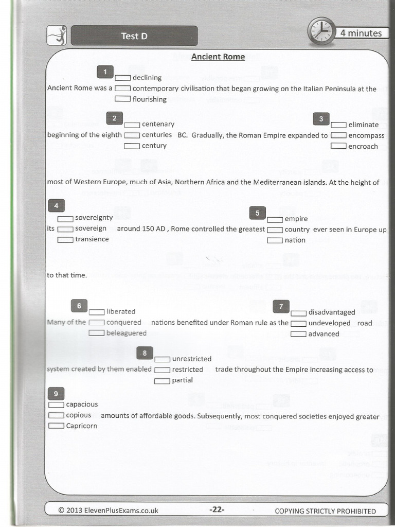 Cloze Tests Book1 Part 2 14 21 | PDF