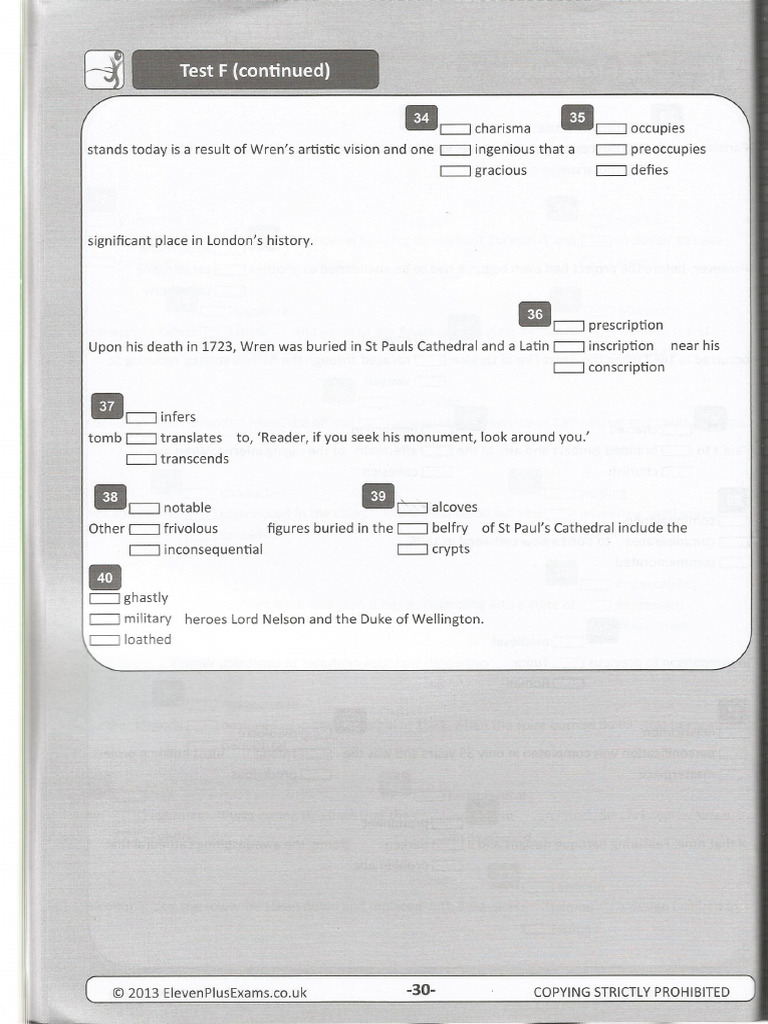 Cloze Tests Book1 Part 2 22 29 | PDF
