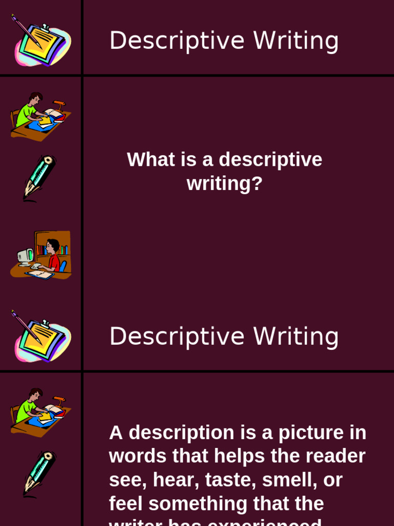 Descriptive Writing Powerpoint | PDF