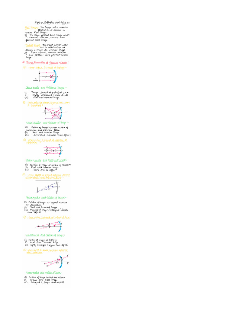 Light - Reflection and Refraction 2 | PDF