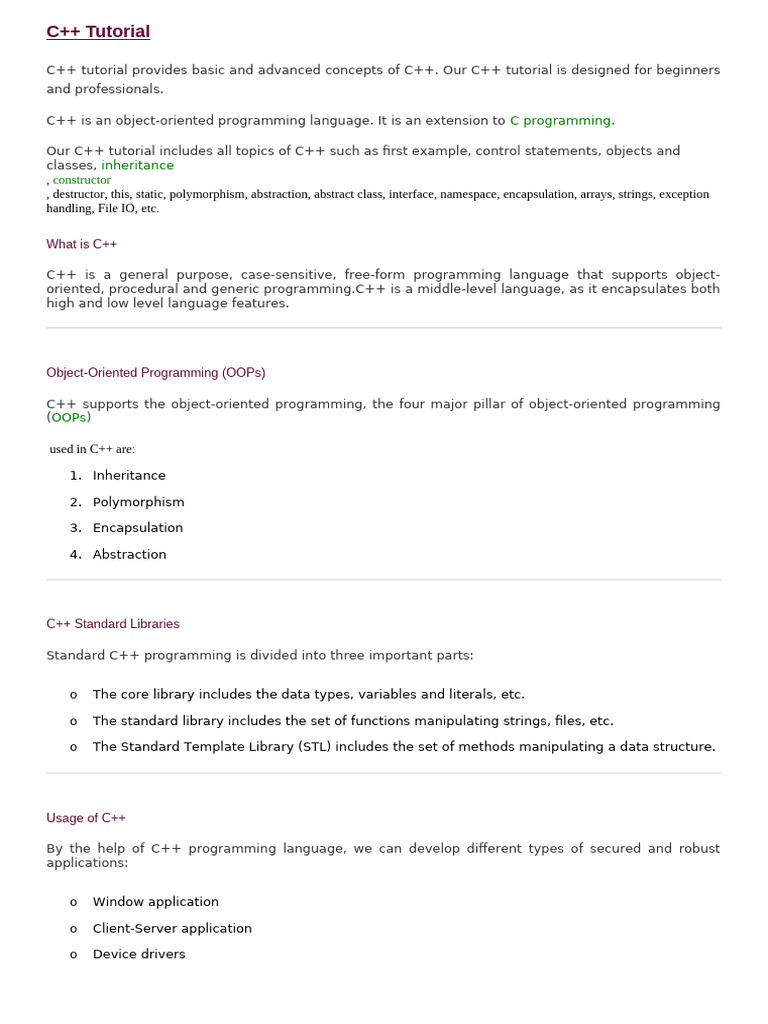 C++ Tutorial: Constructor | PDF | C++ | Pointer (Computer Programming)