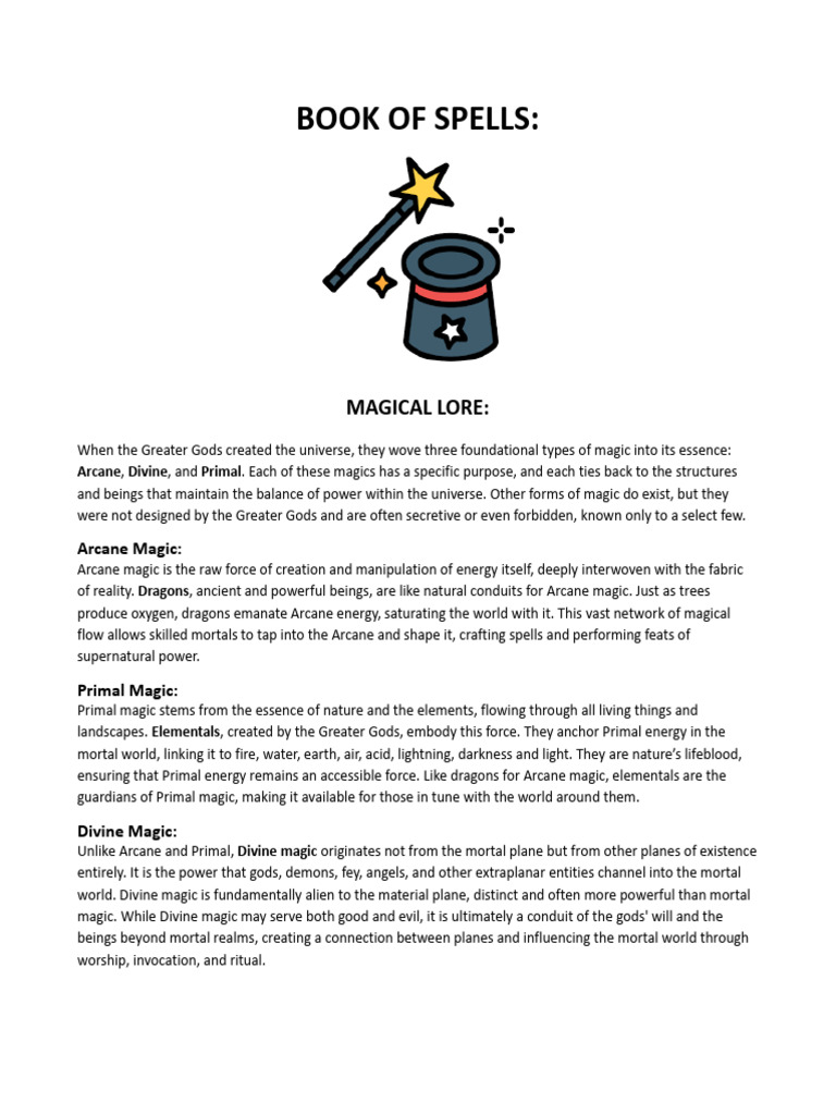 Book of Spells 10 | PDF