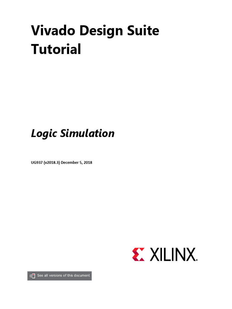 Vivado Design Suite Simulation Tutorial | PDF | Hardware Description Language | Vhdl