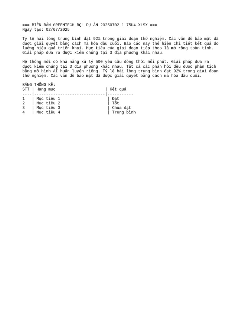 biên bản greentech bql dự án 20250702 1 75u4 | PDF