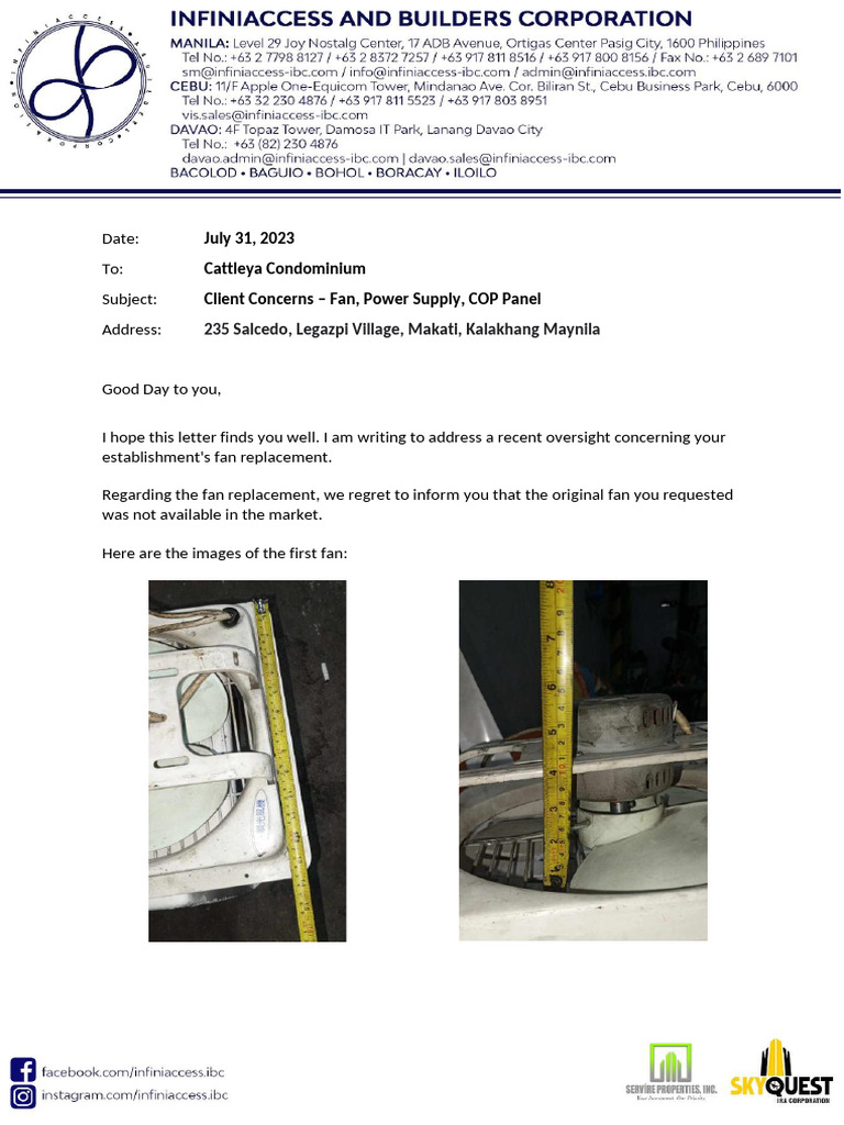 Letters For Concern Client R4 | PDF