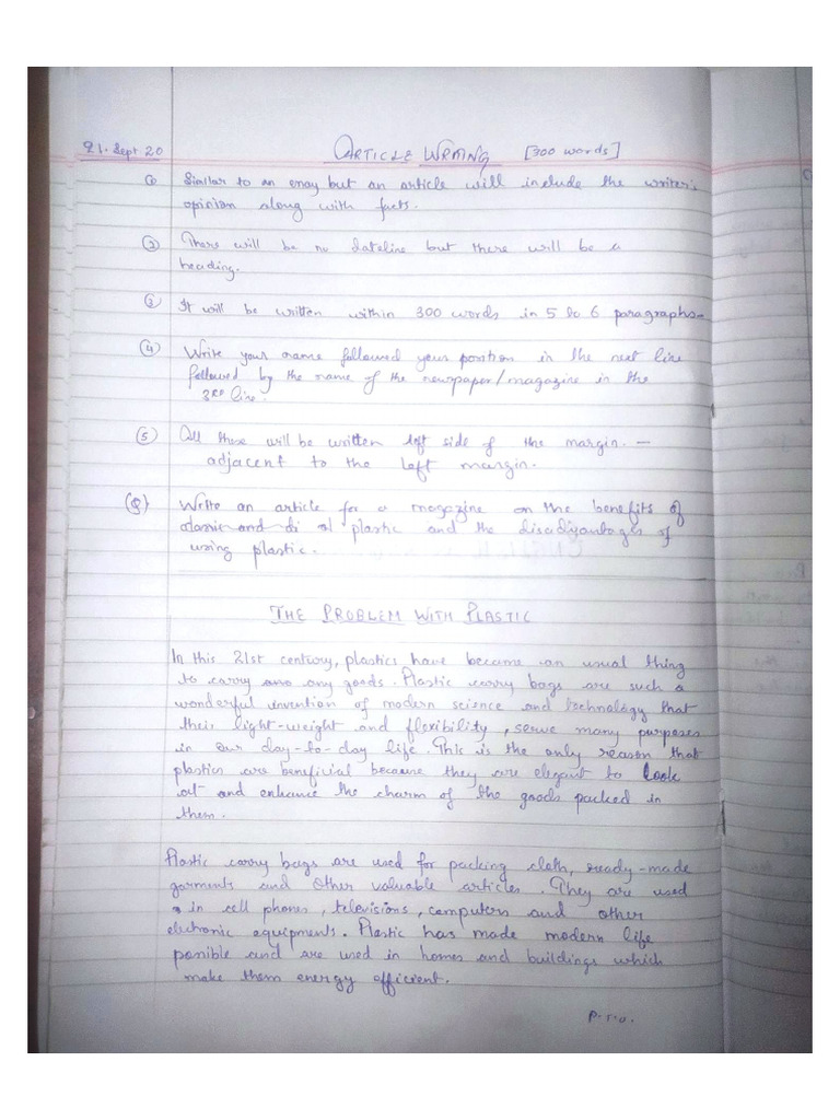 Directed Writing Format. | PDF