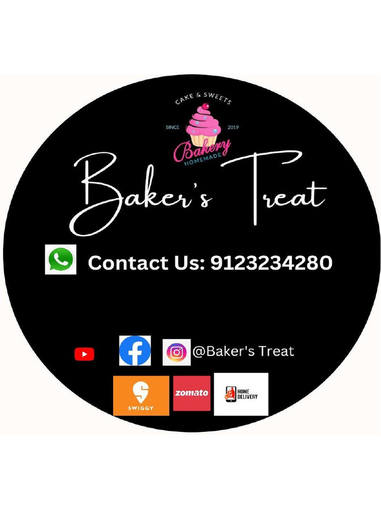 Baker's Treat Menu - 20250619 - 093230 - 0000 | PDF
