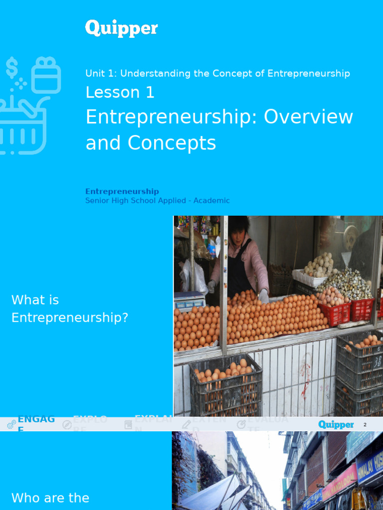 ENT PS Unit1 Lesson1 | PDF | Entrepreneurship | Learning