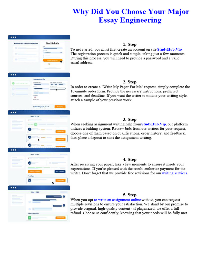 Why Did You Choose Your Major Essay Engineering | PDF | Helen Of Troy ...