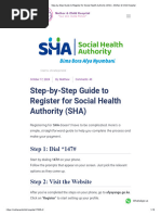 SHA Provider Portal Training Guide | PDF | Login | Websites