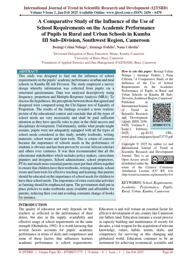 School Requirements Impact on Academic Performance | PDF | Validity ...