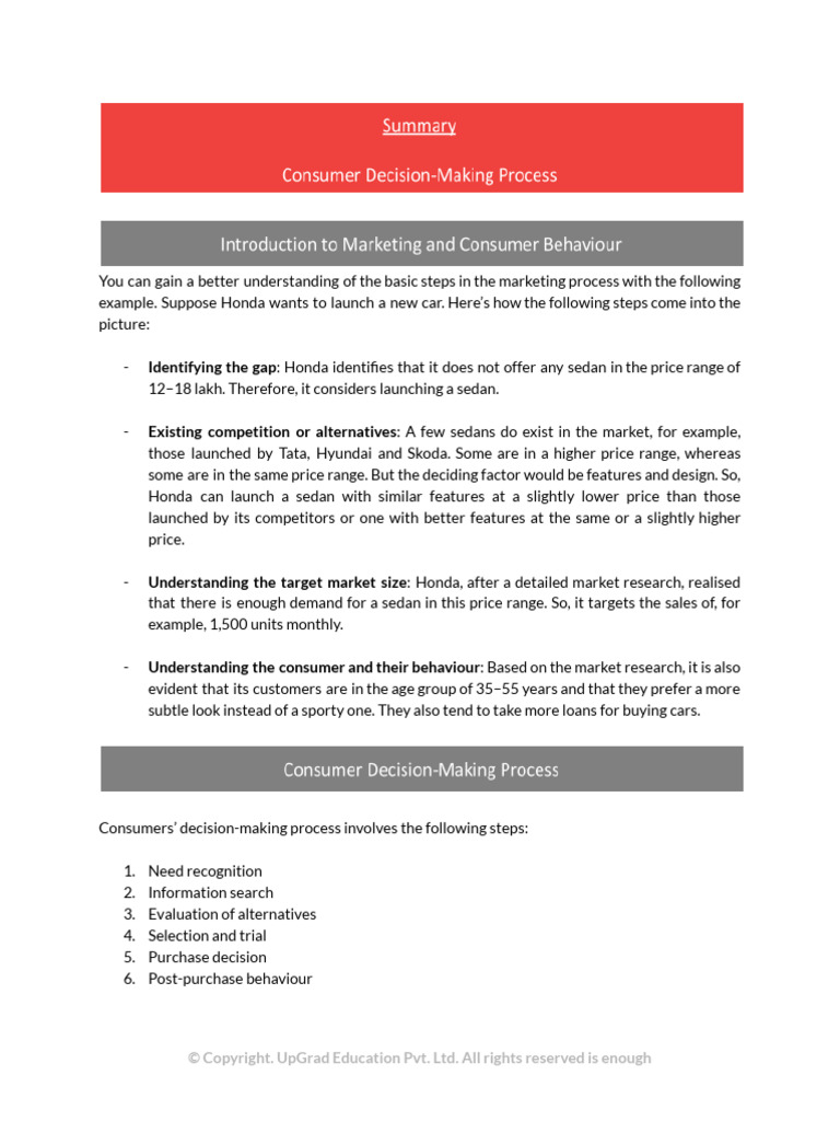 Consumer+Decision Making+Process | PDF | Consumer Behaviour