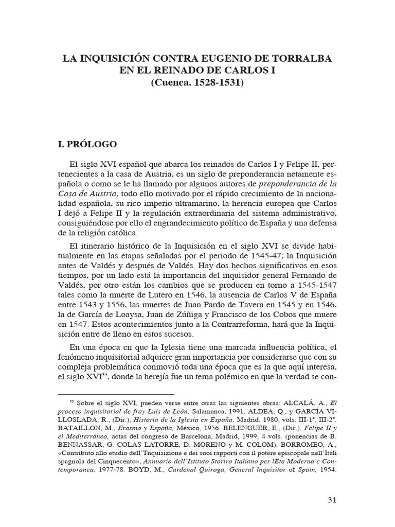 Caso Torralba | PDF | Inquisición española | Brujería