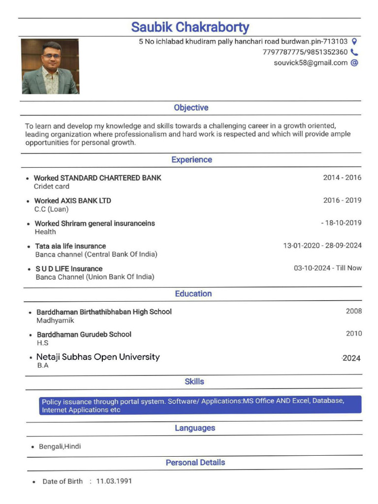 Souvik CV 2025 | PDF