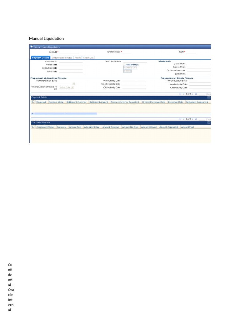 Manual Liquidation | PDF