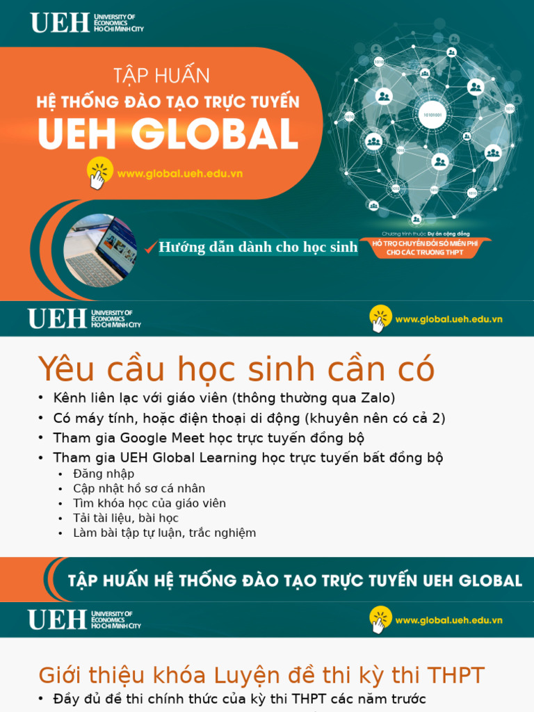 UEH Global Huongdanchohocsinh | PDF