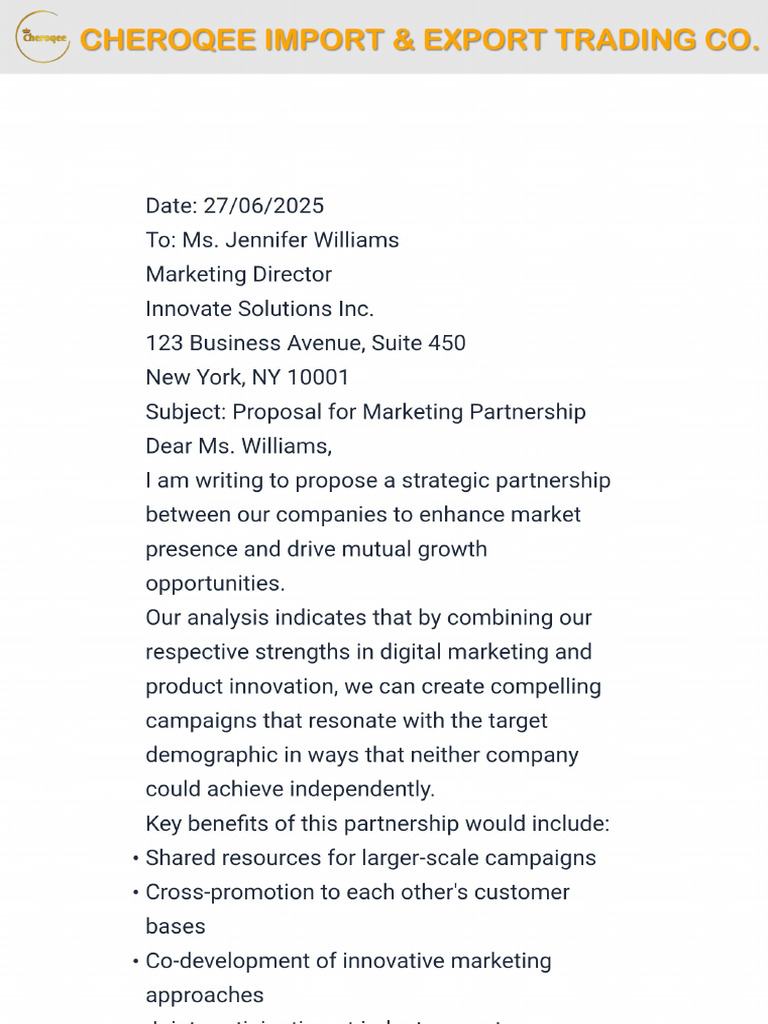 Professional Letterhead | PDF