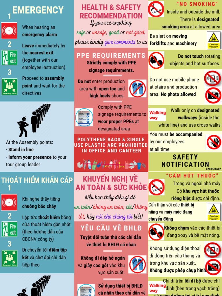 Safety Trifold For Visitors, Contractors | PDF