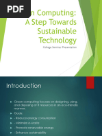 Green Computing Presentation | PDF