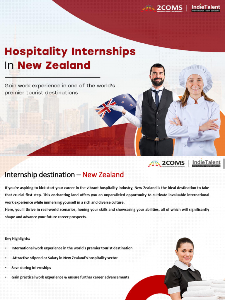 Hospitality Internships in New Zealand | PDF | Internship | Job Hunting