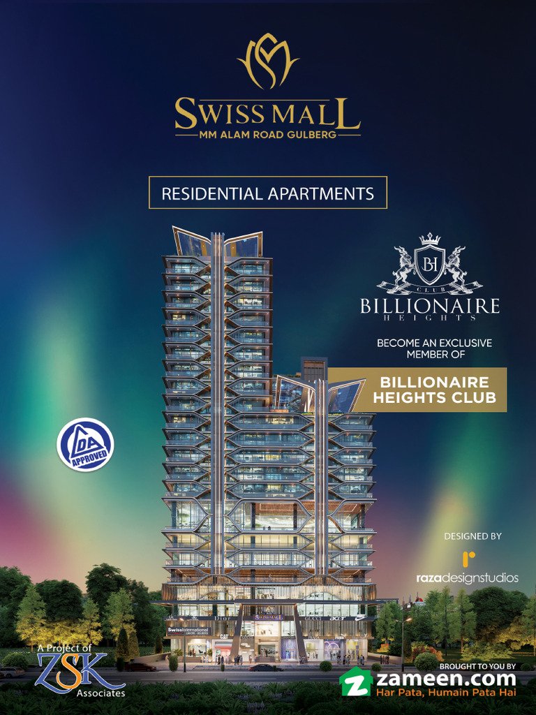 Swiss Mall - Residential Apartments Payment Plan | PDF