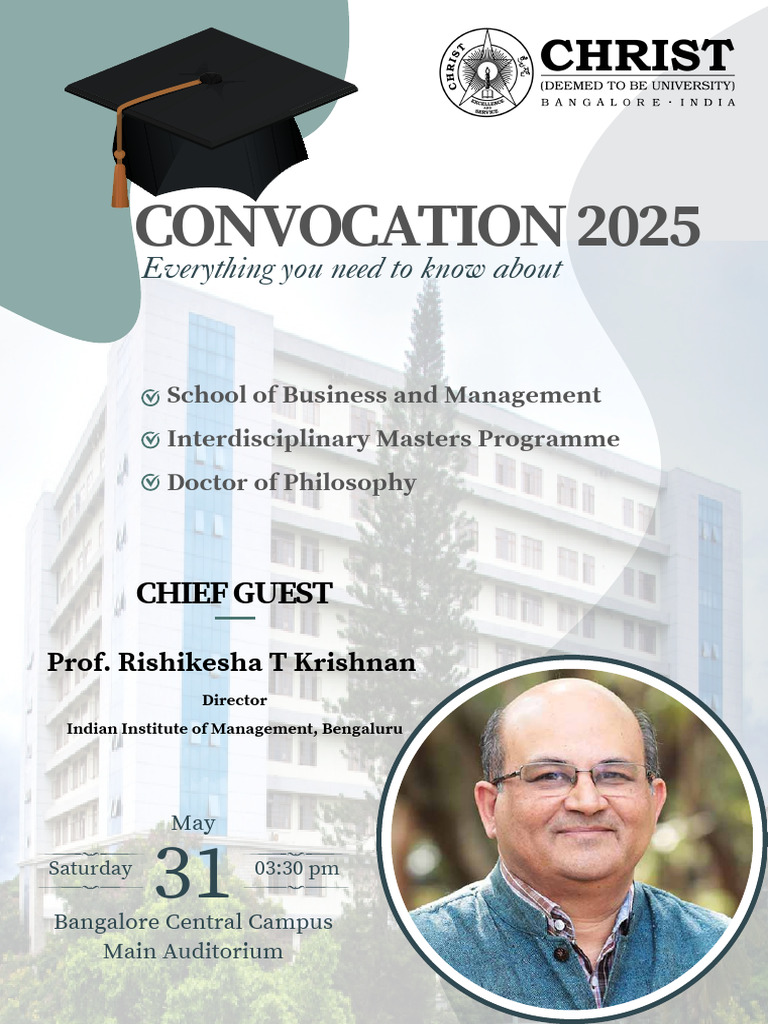 Convocation 2025 Guide and Details | PDF