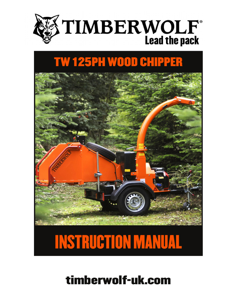 Timberwolf TW 125PH Manual Overview | PDF | Screw
