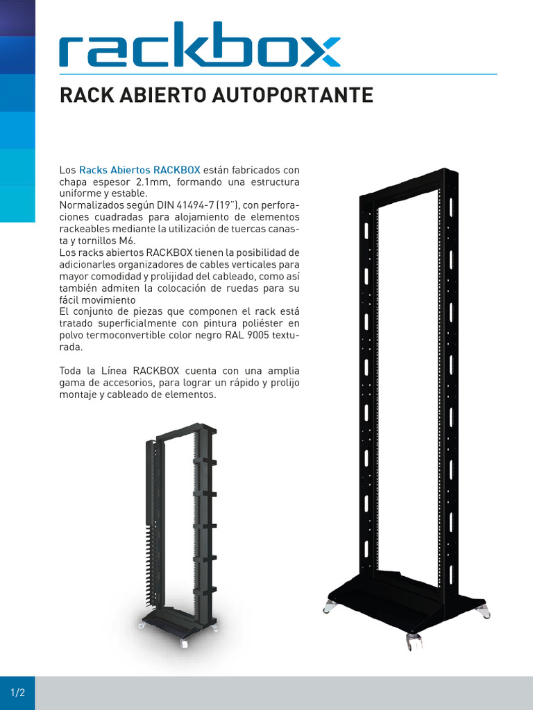 2 - Rack Abierto Autoportante - 2019 | PDF