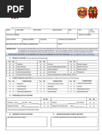 Pre Medical Evaluatiom Form PFT 1 PDF | PDF | Obesity | Body Mass Index