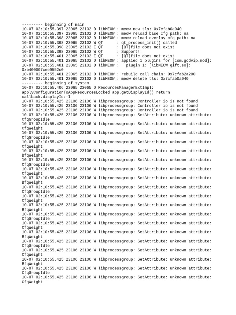 Com - Godvip.mod Logcat | PDF | Computer Programming | Computing