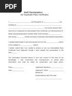 Minority Community Self Declaration Form | PDF | Virtue | Government ...