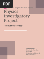 Trebuchet Arm Ratio Guide | PDF | Torque | Velocity