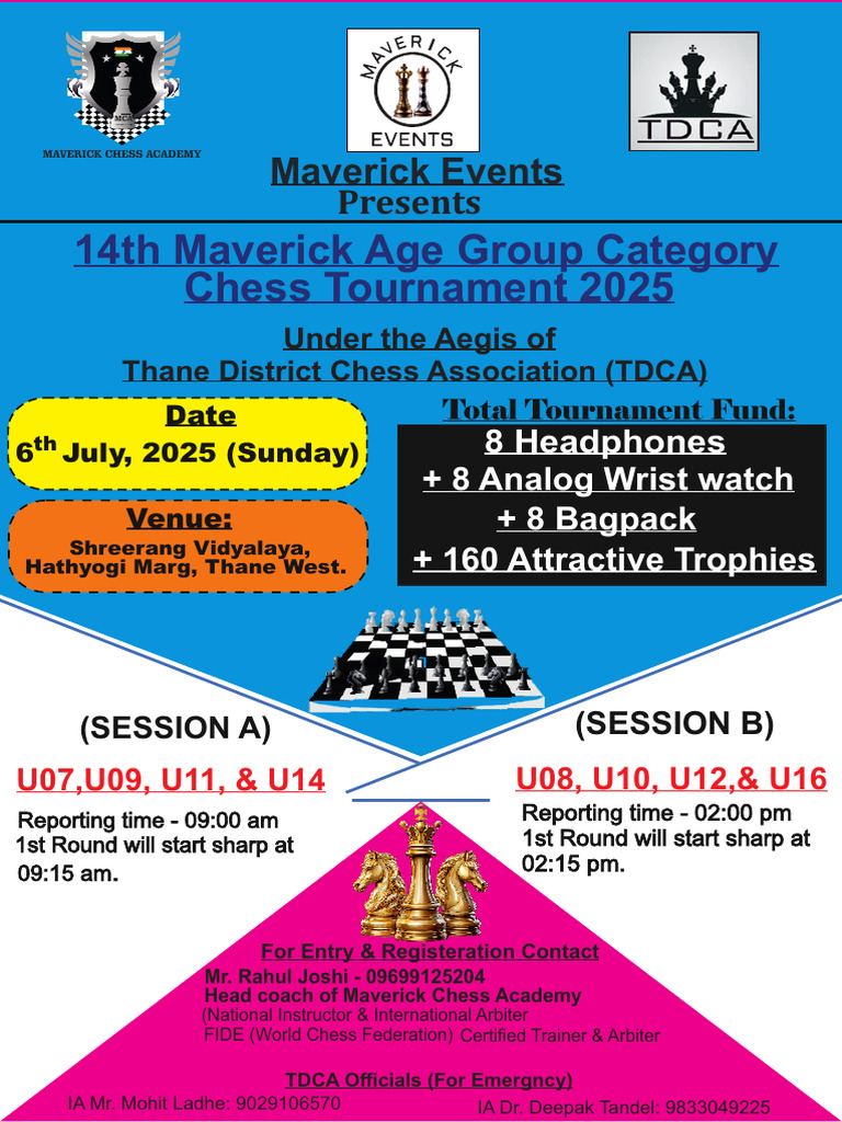 6th July - 14th Maverick Events | PDF | Chess
