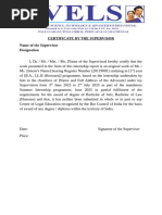 Law Internship Certificate for Nishant Thakur | PDF