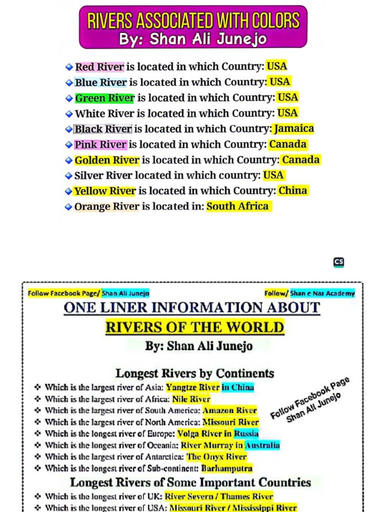 Rivers | PDF