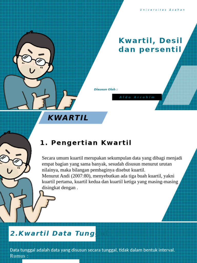 Kwartil, Desil Dan Persentil | PDF