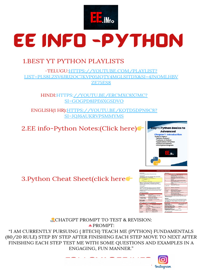 Python (Zero To Hero) | PDF