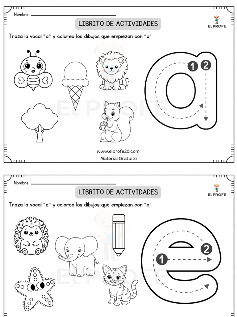 Librito de Actividades Elprofe20 | PDF