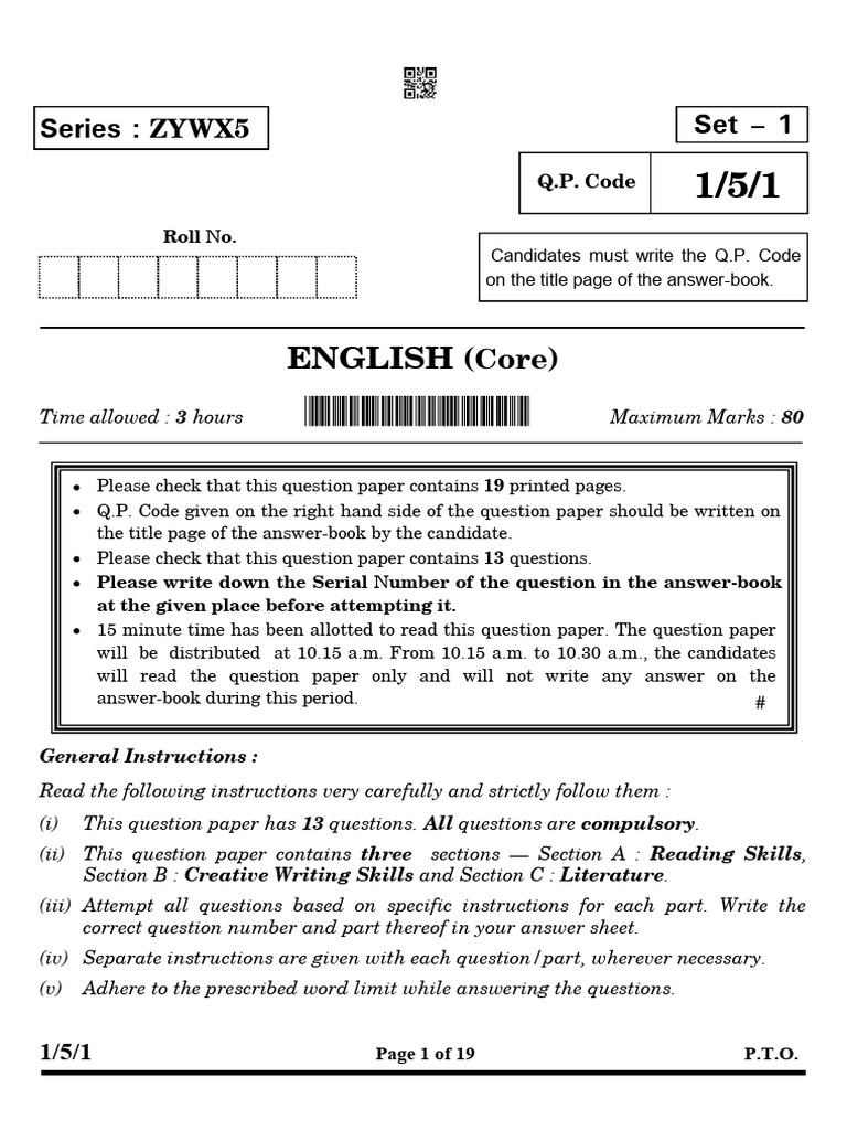 1-5-1 - English Core | PDF | Air Pollution | Adolescence